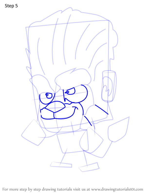 How to Draw Duke from Zooba (Zooba) Step by Step | DrawingTutorials101.com