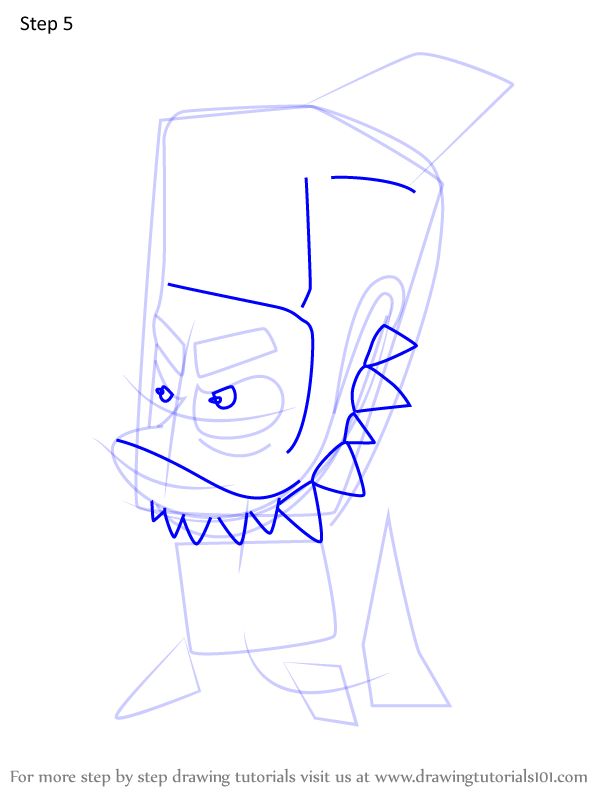 How to Draw Finn from Zooba (Zooba) Step by Step | DrawingTutorials101.com