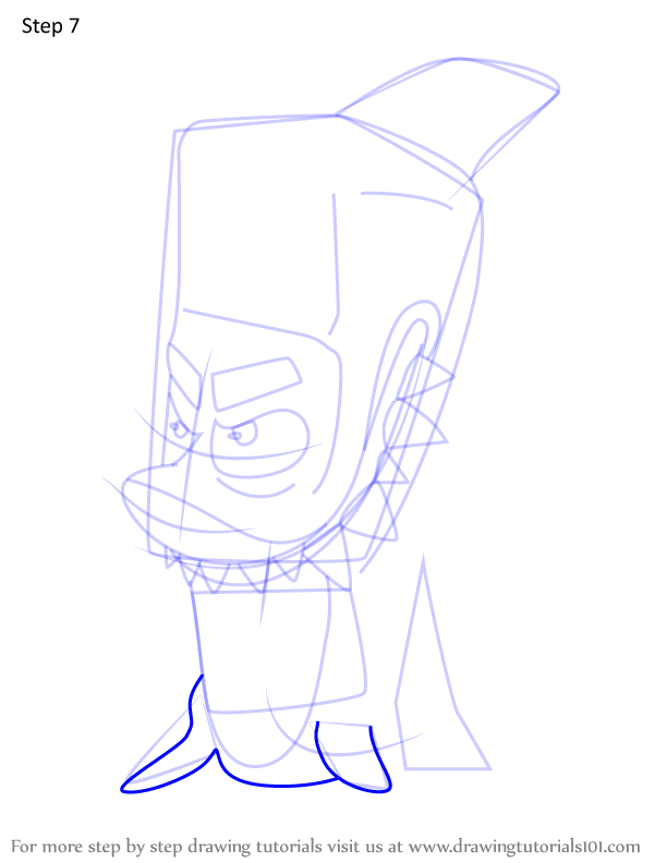 How to Draw Finn from Zooba (Zooba) Step by Step | DrawingTutorials101.com