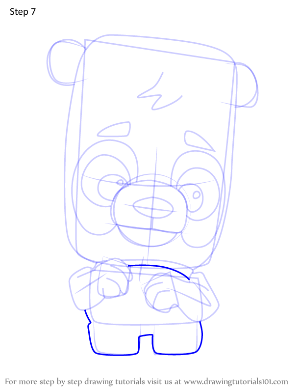 How to Draw Ollie from Zooba (Zooba) Step by Step | DrawingTutorials101.com