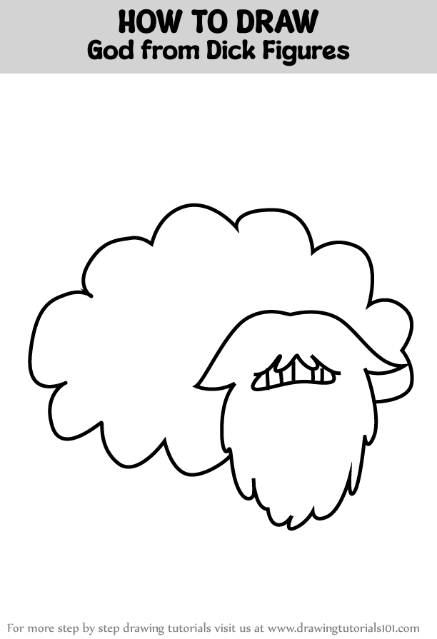 How to Draw God from Dick Figures (Dick Figures) Step by Step ...