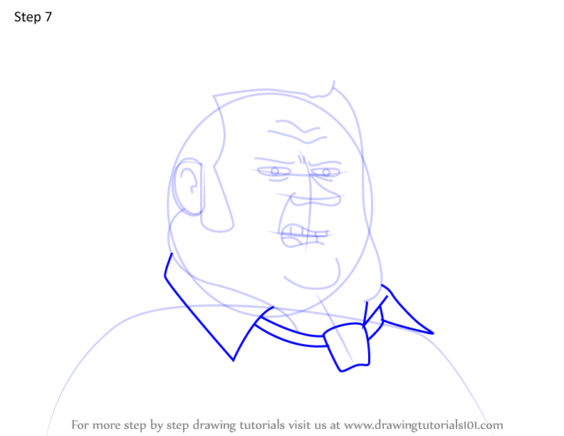 How to Draw Bob Pogo from F Is for Family (F Is for Family) Step by ...