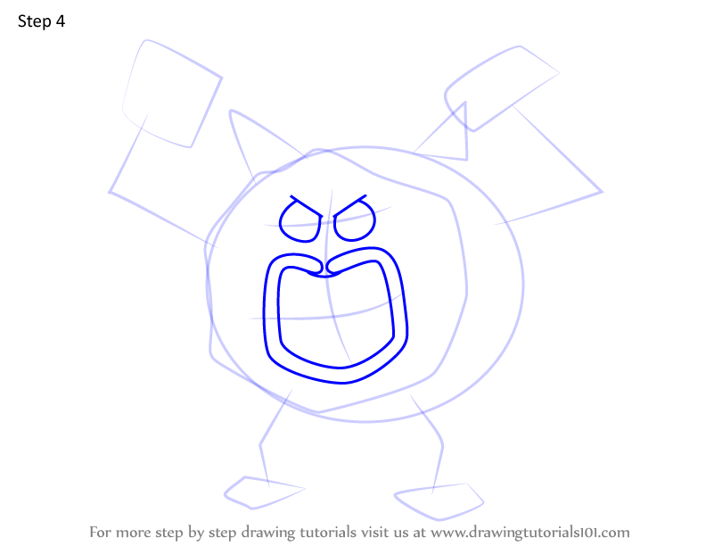 How to Draw Enormous Coal from Hanazuki (Hanazuki) Step by Step ...