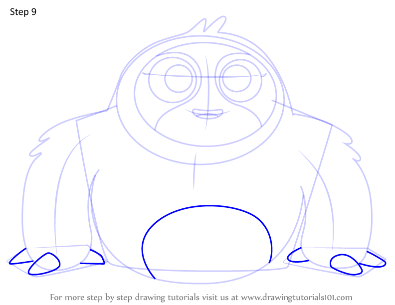 How to Draw Pink Slooth from Hanazuki (Hanazuki) Step by Step ...