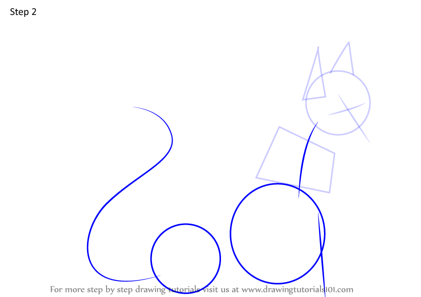 How to Draw Black Cat Spirit from Lumine (Lumine) Step by Step ...