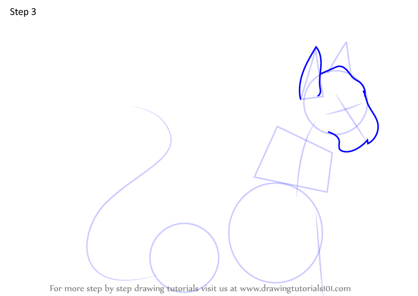 How to Draw Black Cat Spirit from Lumine (Lumine) Step by Step ...