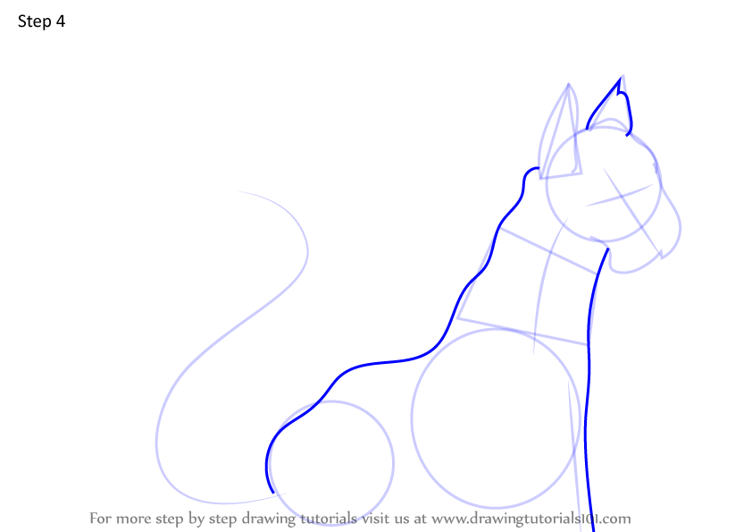 How to Draw Black Cat Spirit from Lumine (Lumine) Step by Step ...