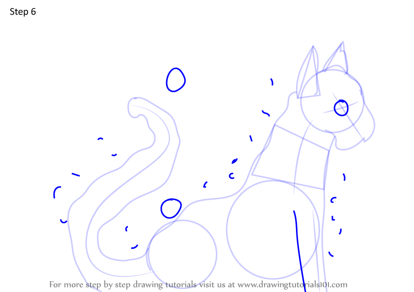 How to Draw Black Cat Spirit from Lumine (Lumine) Step by Step ...