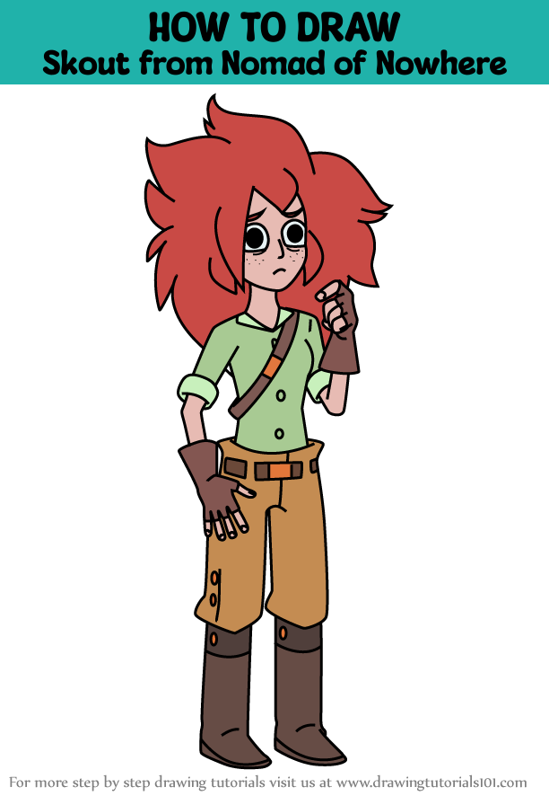 How to Draw Skout from Nomad of Nowhere (Nomad of Nowhere) Step by Step ...