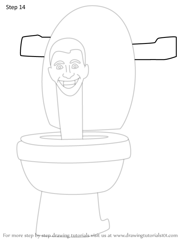How to Draw Normal from Skibidi Toilet from Skibidi Toilet (Skibidi Toilet) Step by Step ...