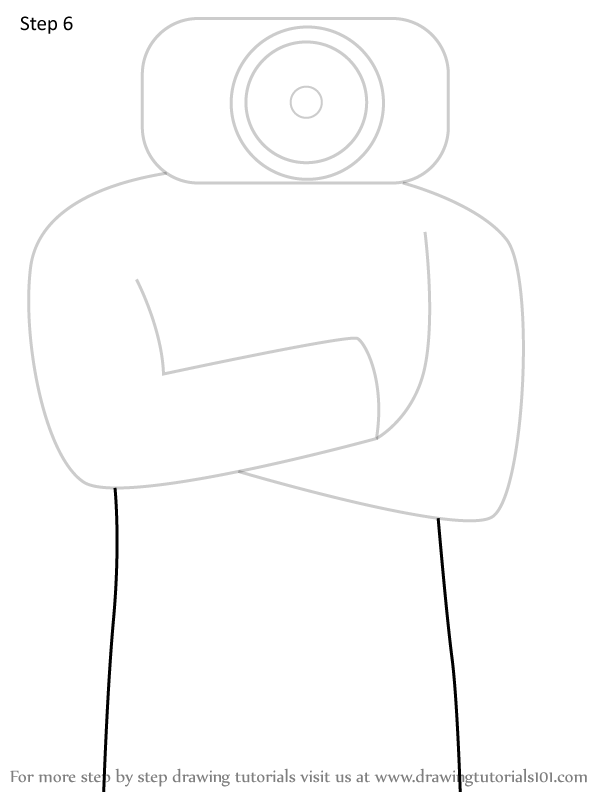 How to Draw Speakerman from Skibidi Toilet (Skibidi Toilet) Step by Step | DrawingTutorials101.com